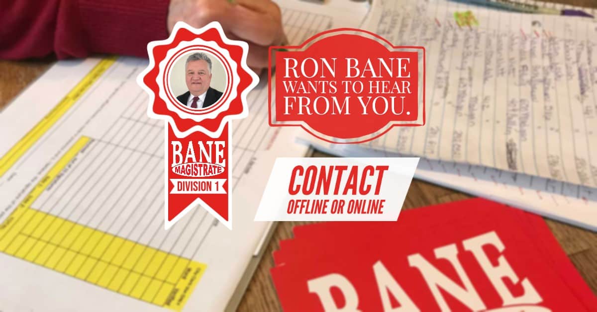 Contact ⋆ WV Magistrate Judge Ron Bane